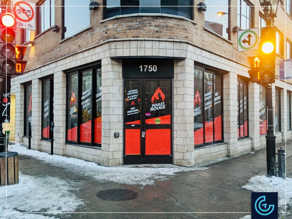 “Opening soon” window graphics printed and installed for the upcoming ...