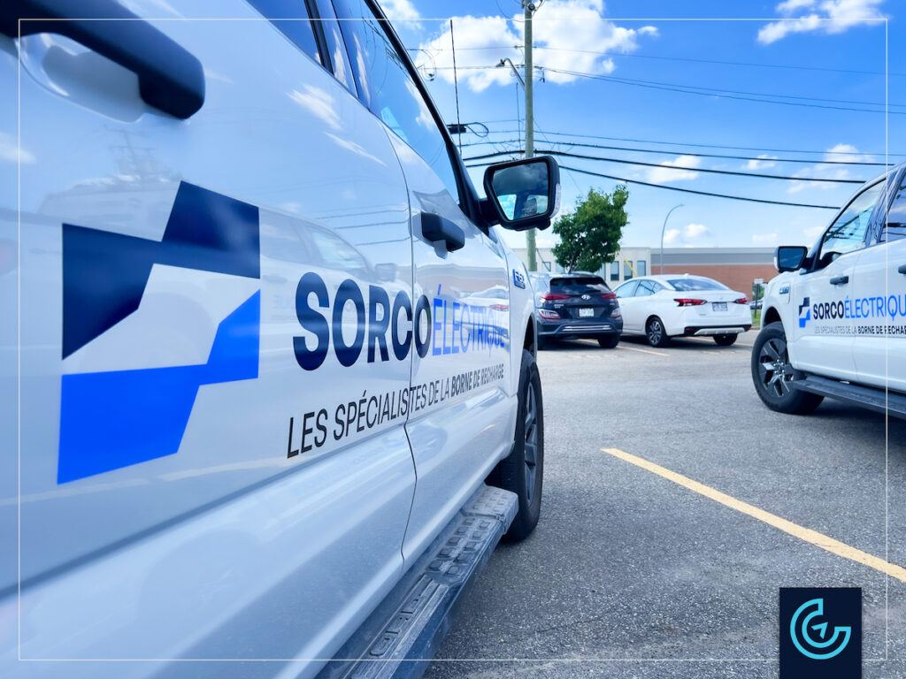 Lettrage de camionnette pickup sur 2 véhicules Ford F-150 Lightning 2024 pour l'électricien et ...